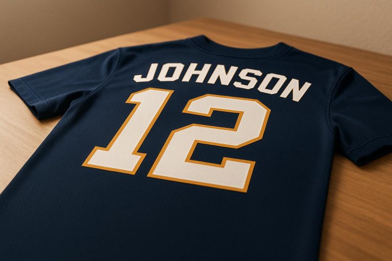 Ultimate Guide to Jersey Name and Number Sizing | Wooter